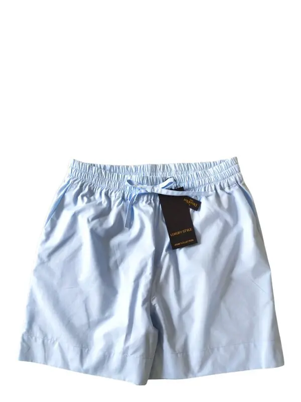 DECOFLUX HOME Cotton Percale Shorts Light - Blue