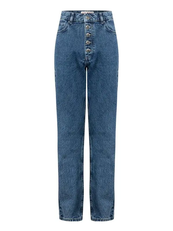PCFG Your Itch Acid Wash Denim Pant - Blue