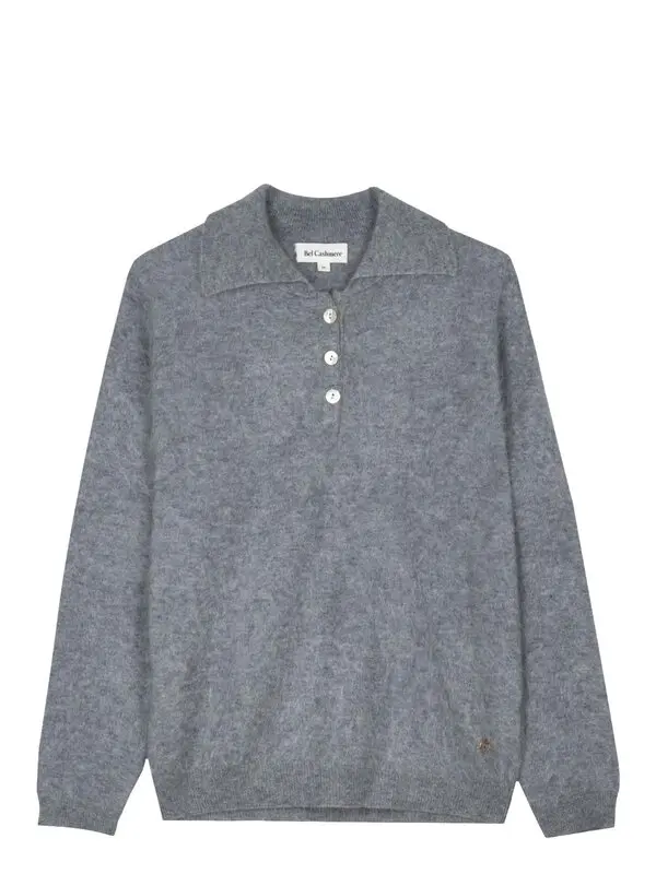 BEL CASHMERE Chloe Cashmere Sweater - Grey
