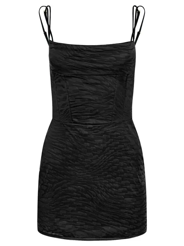 EKCENTRIK Slip Dress Luscious Excess - Black