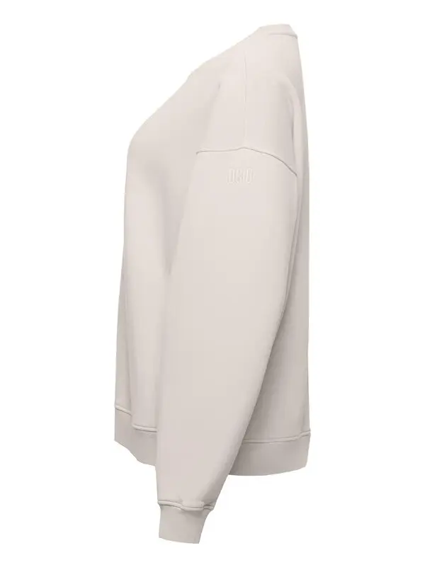 OCIO LEISUREWEAR Neutrals / Oversized Crewneck In Stone - Grey