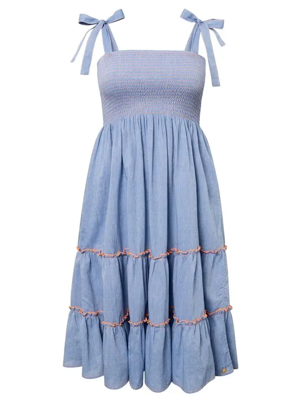 ZOEY Mina Dress Light Denim - Blue