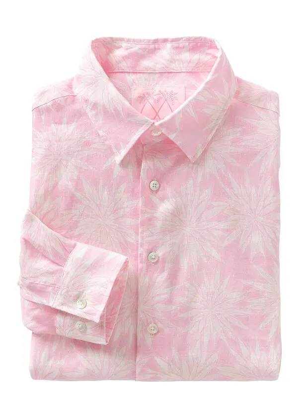 PINK HOUSE Linen Shirt Agave - Pink