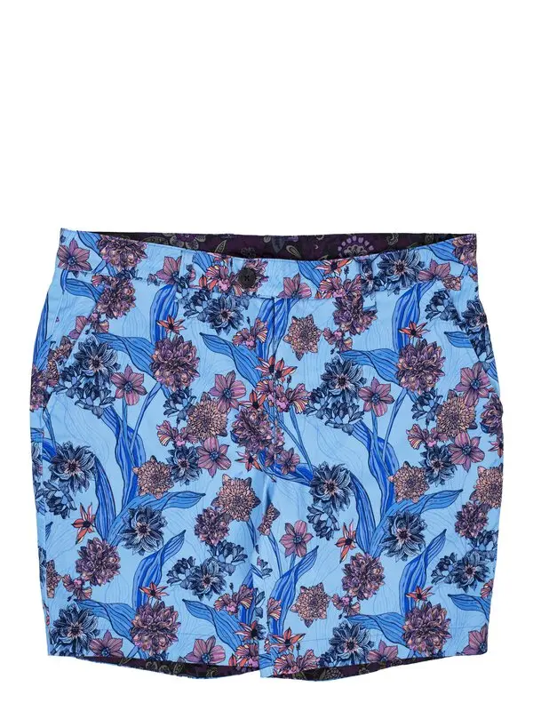 LORDS OF HARLECH John Ocean Floral Shorts - Blue