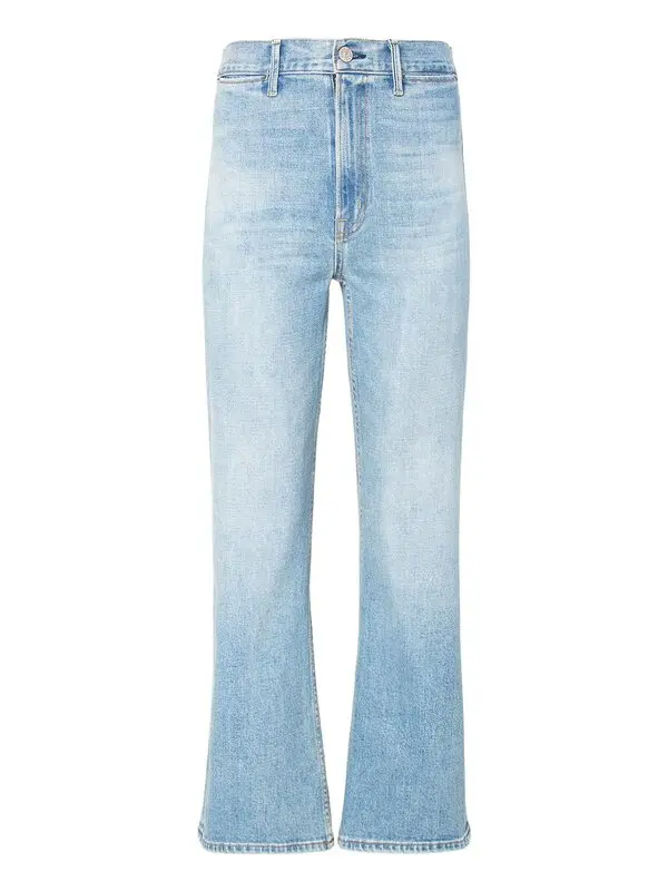 NOEND Queen High Rise Wide Leg Jeans In Philadelphia - Blue