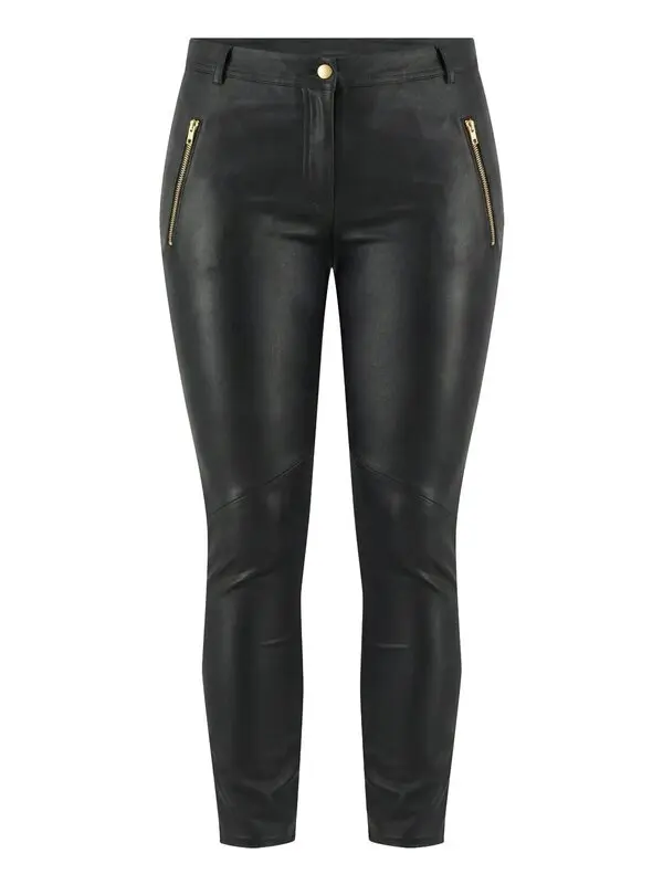 ZOEY Lucille Leather Pants - Black