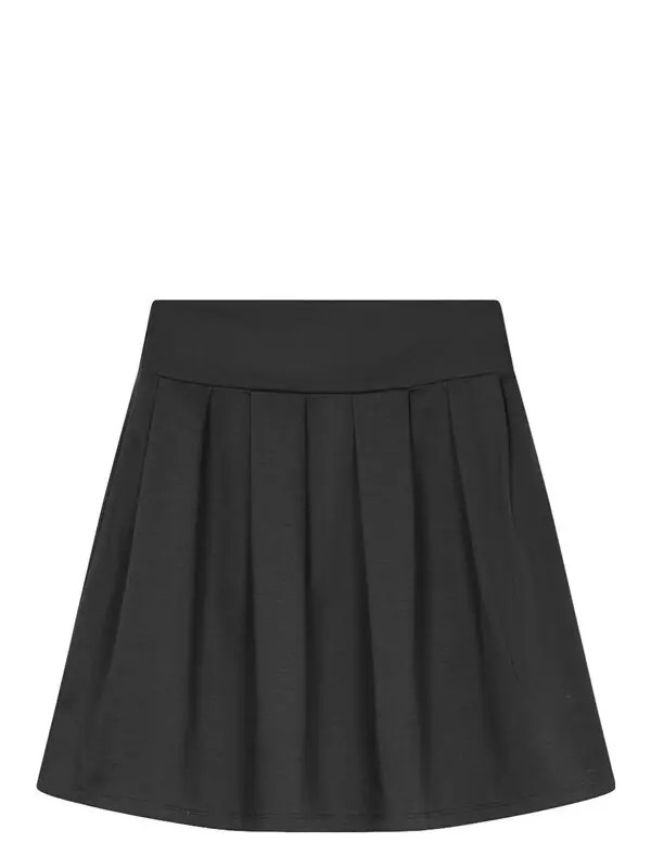 MARIANNE BY MARIE JORDANE Marla Short Pleated Skirt - Black