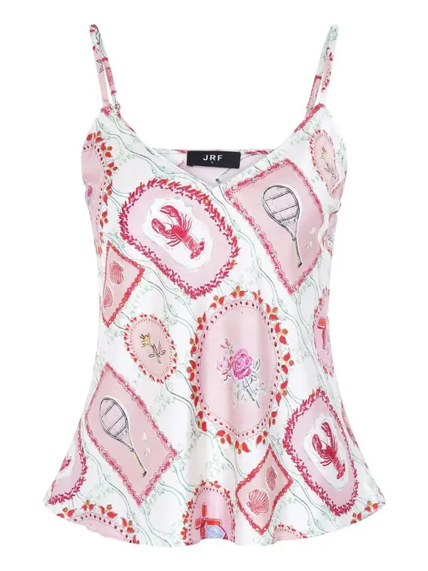 JESSICA RUSSELL FLINT Cami Top The Hamptons - Pink