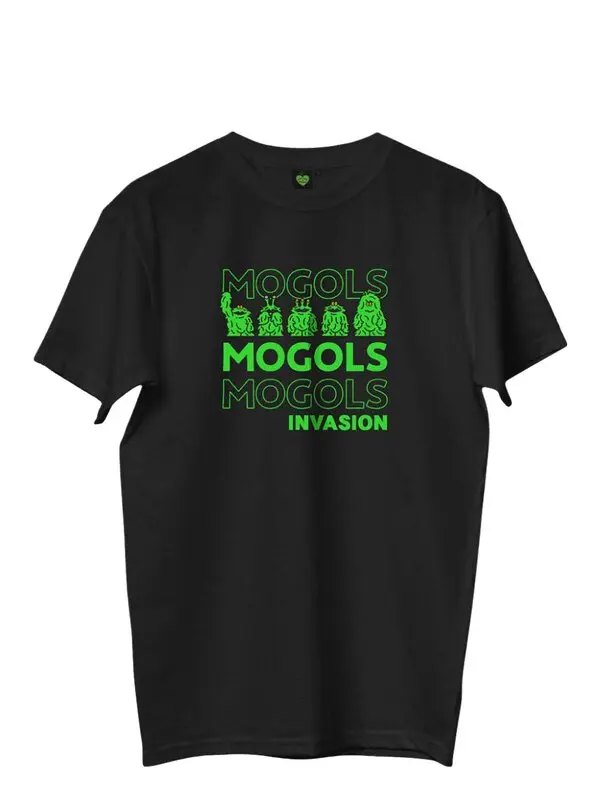 KAPTURE Mogols Invasion Printed Tee - Black