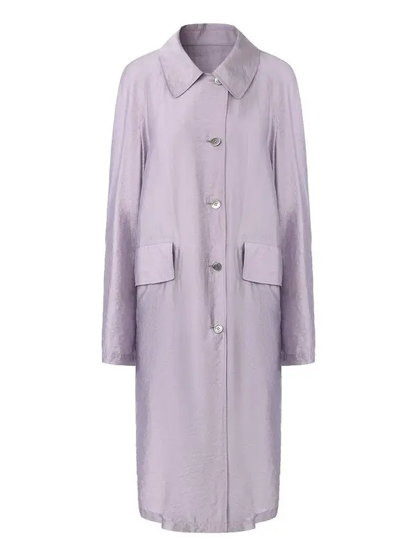 FRONT ROW SHOP Zephy Trench Ash - Purple