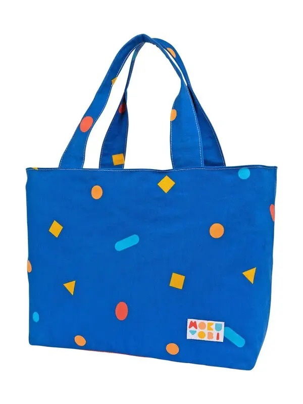 MOKUYOBI Blue / Red Classic Perfect Tote - Blue/red