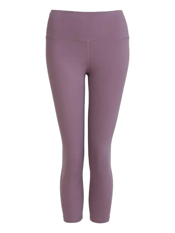PERKY PEACH Move More Mauve Capri Leggings - Pink