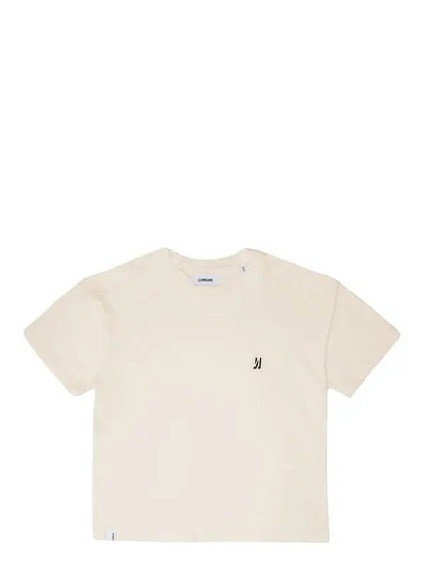 COMUNE Neutrals Nori Oversized Tee Bone - White