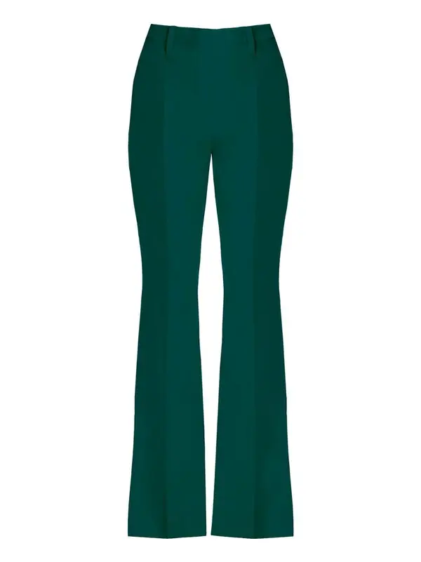 ANGELIKA JOZEFCZYK High-rise Flared Pants Palermo Emerald - Green