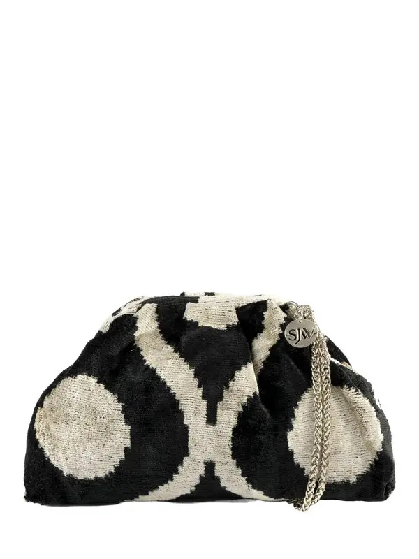 SJW BAGS LONDON Victoria Ikat Multicolour Bag Victoria--and-off-white - Black