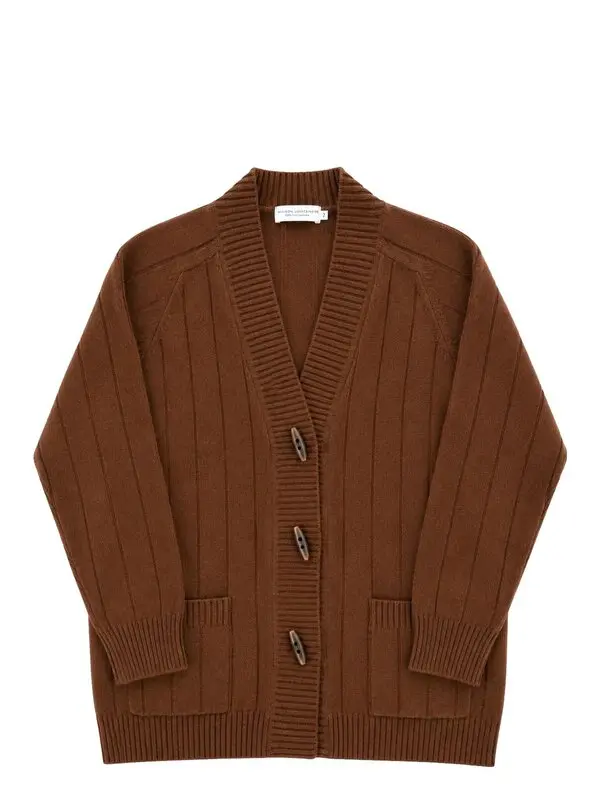 MAISON LOINTAINE Cardigan Nothing But Me Pure Prestige Cashmere - Brown