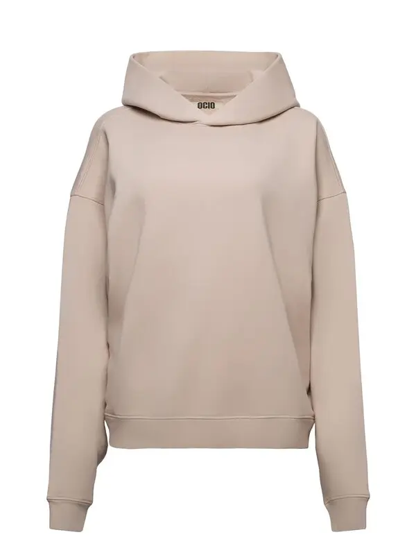 OCIO LEISUREWEAR Neutrals / Oversized Hoodie In Fawn - Brown