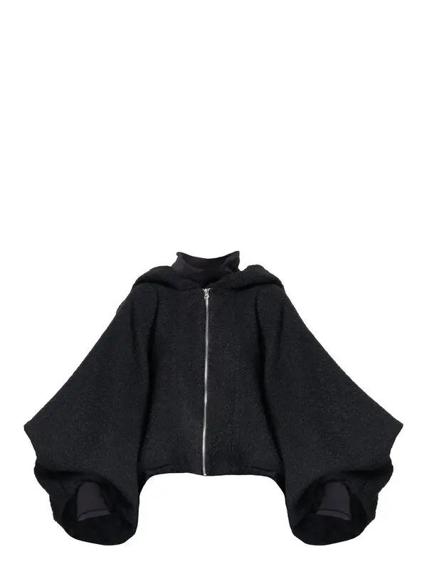 METAMORPHOZA Short Bouclé Jacket - Black