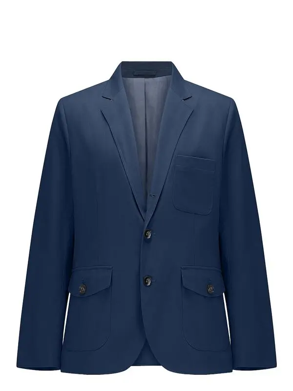 GUARDS LONDON Branford Lightweight Tailored Cotton Blazer Navy - Blue