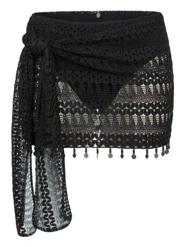 GLAM ON YOU Kida Mini Skirt - Black
