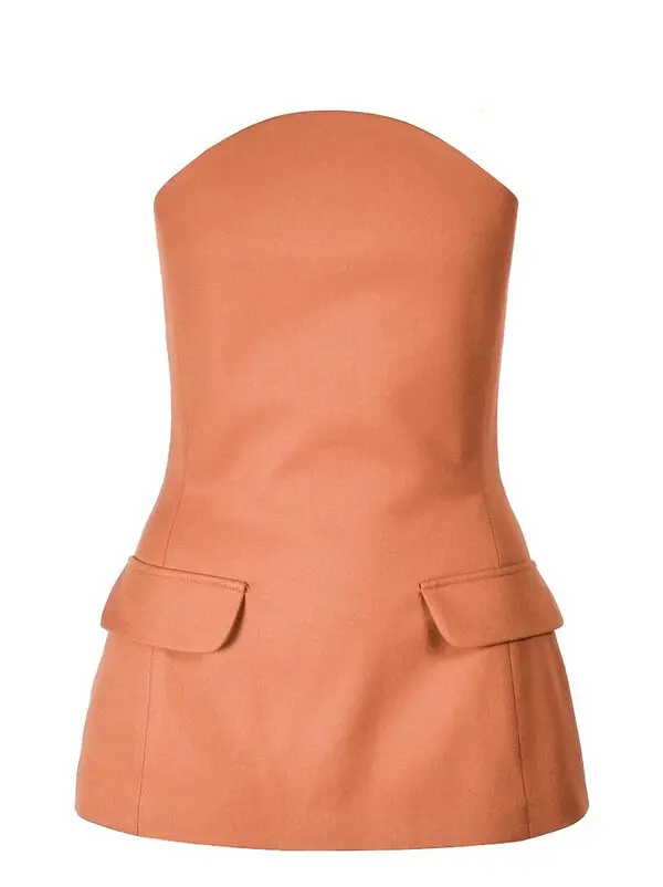 IOANA CIOLACU Corset Top - Brown