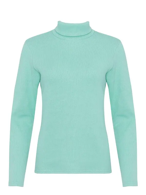 AYA DESIGN Turtle Neck Knit - Green