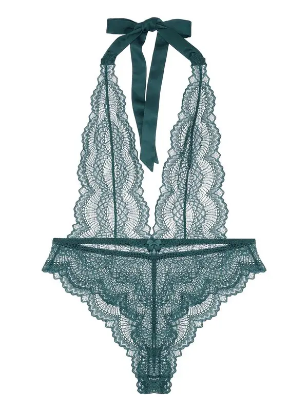 JOURNELLE Natalia Bodysuit Emerald - Green