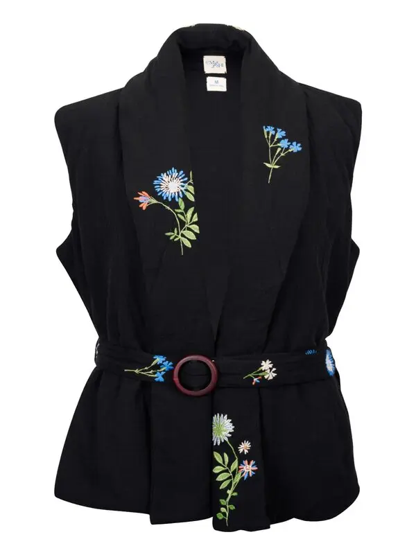 EM & SHI Lily Of The Valley Puff Jacket - Black