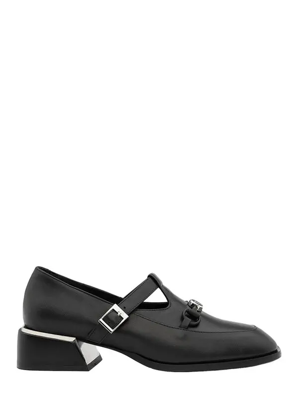 ILVI Tova Leather Pump - Black
