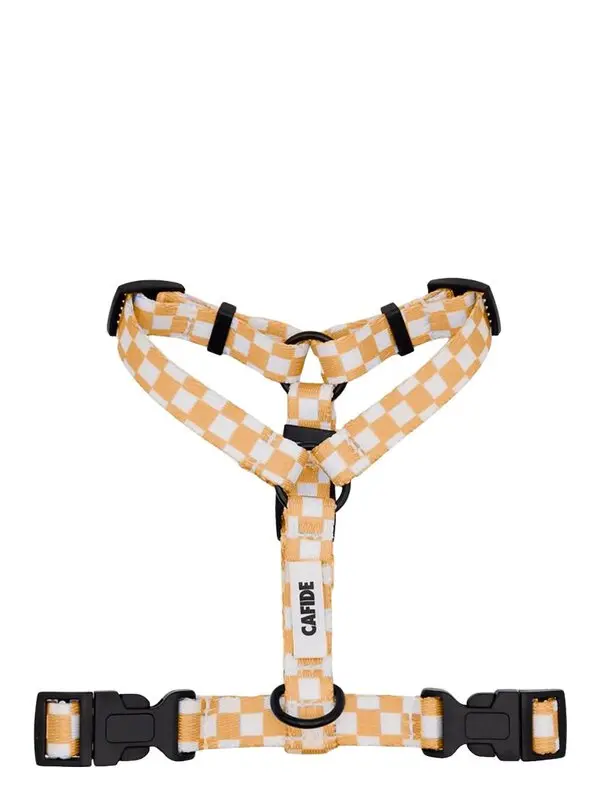 CAFIDE Recycled Pet Harness Peach Design, Juno - Orange