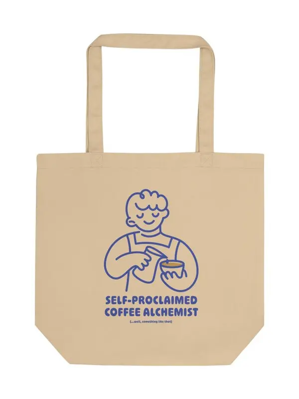 ANCHOR & CREW Neutrals Neutral Gustatory Coffee Alchemist Recycled Cotton Tote Bag - Brown