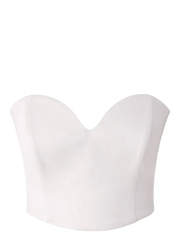 AGGI BY HALEWSKI Lara Off Corset Top - White