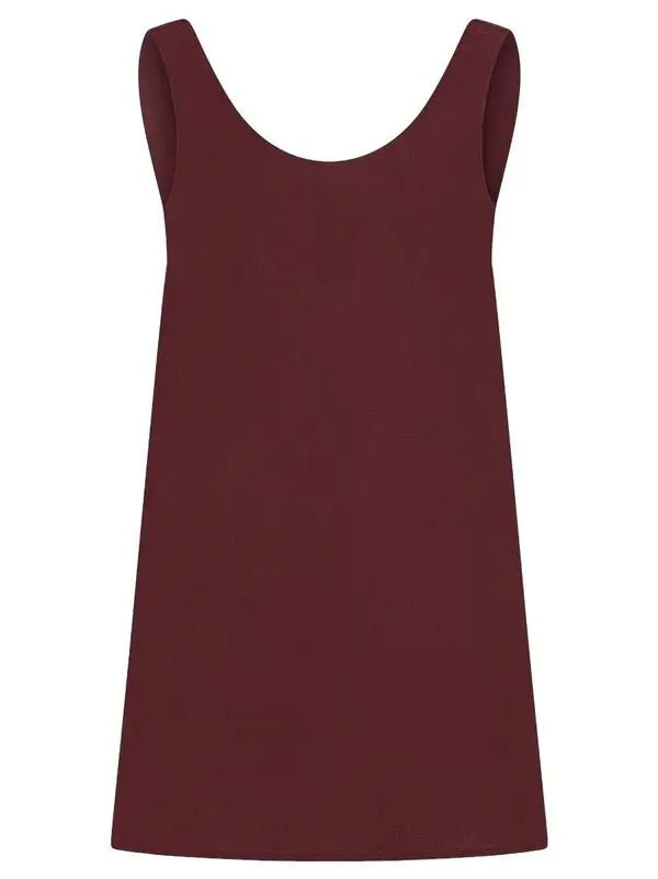THISISU COLLECTION Ipecu Mini Dress Burgundy - Red
