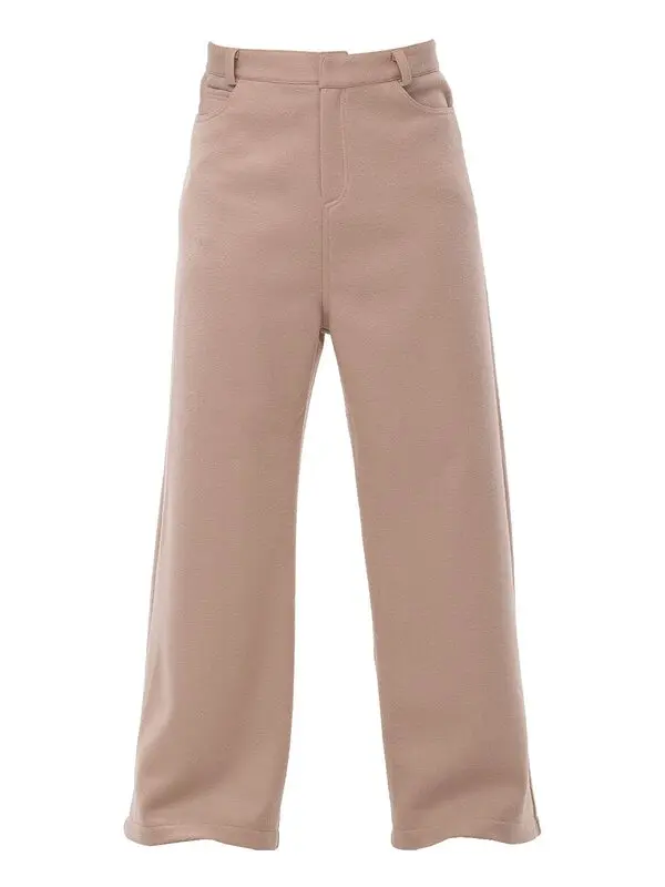 MAISON BOGOMIL Beige Loose Fit Pants - Brown