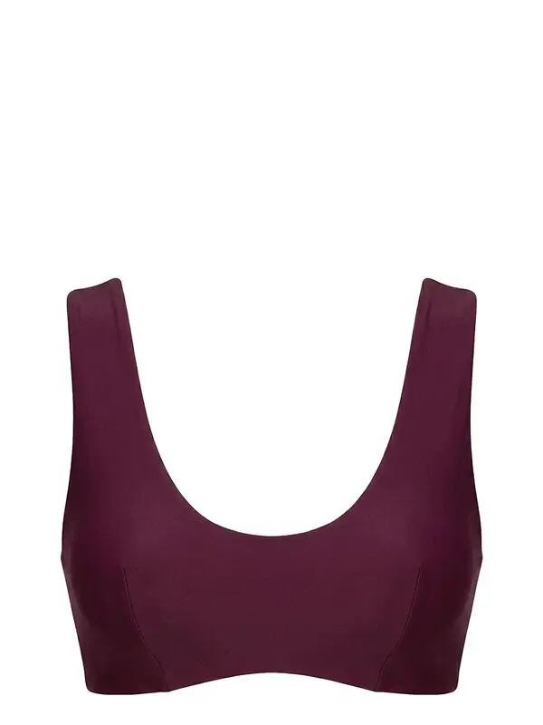 SEROTONE SWIM The Scoop Swim Bra Bordo - Red