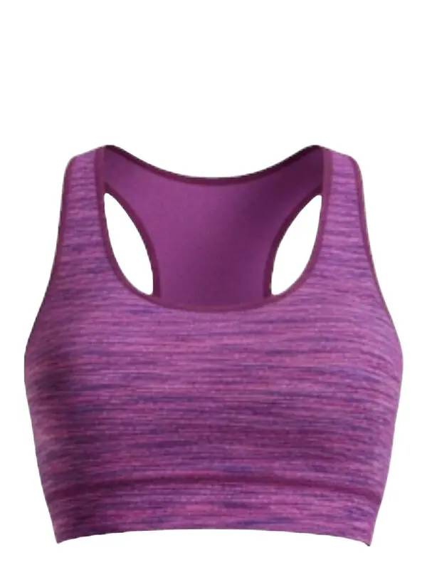 BRASINI SWIMWEAR Cropped Tank Top Fuschia & Print - Blue