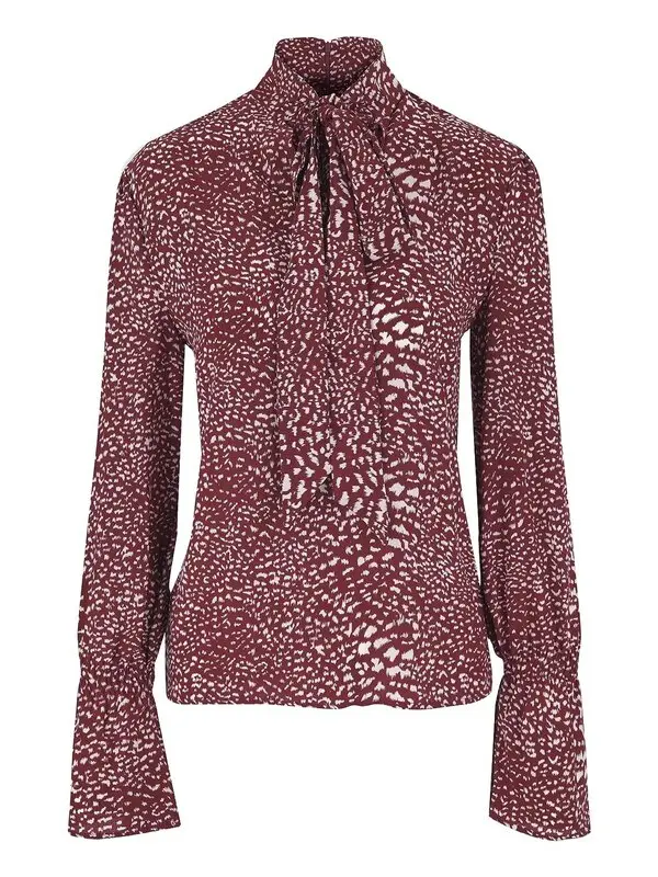 NUMBAT Genevieve Silk Blouse - Red
