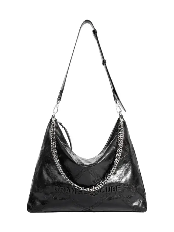 ORANGE CUBE Metropolitan Crossbody Bag - Black