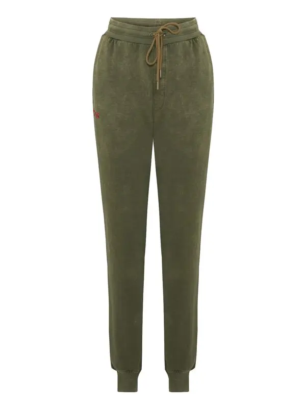 PCFG Acid Washed Track Sweatpant Covert - Green