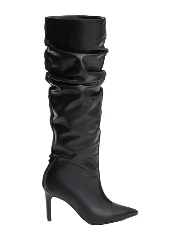 THE 5TH ELEMENT Dune Ruched High-heel Boots - Black