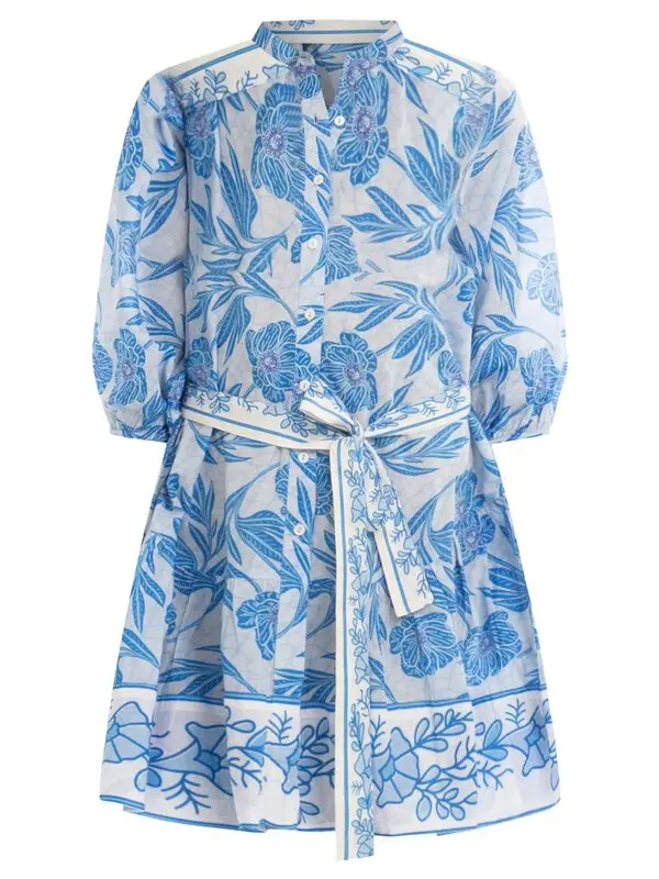 BINDU Selena Dress Riviera - Blue