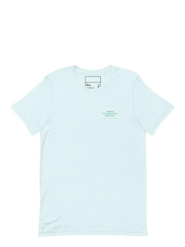 ANCHOR & CREW Ice Set Point Social Volleyball Club League Organic Cotton T-shirt - Blue