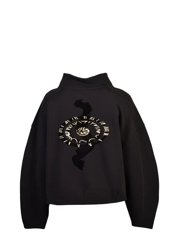 JOY-ES Golden Eye Cardigan - Black