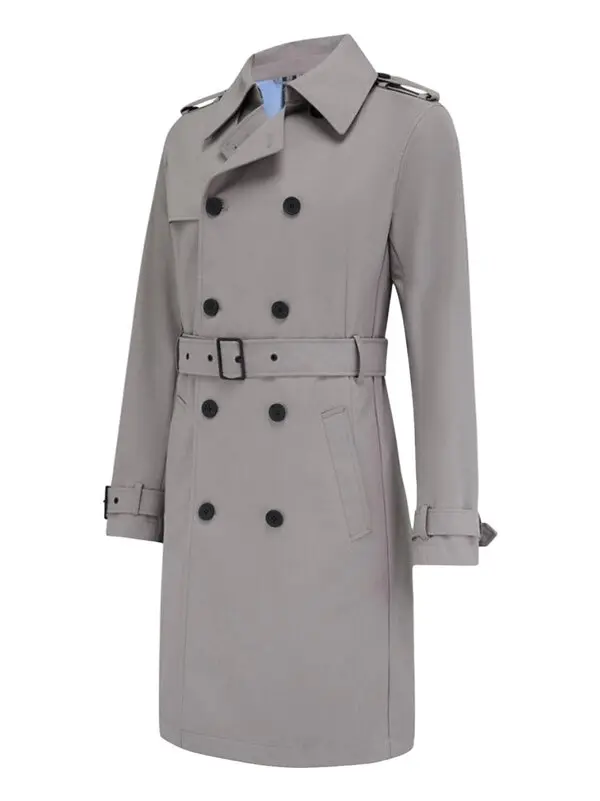 GUARDS LONDON Beacon Unlined Trench Coat Putty - Grey