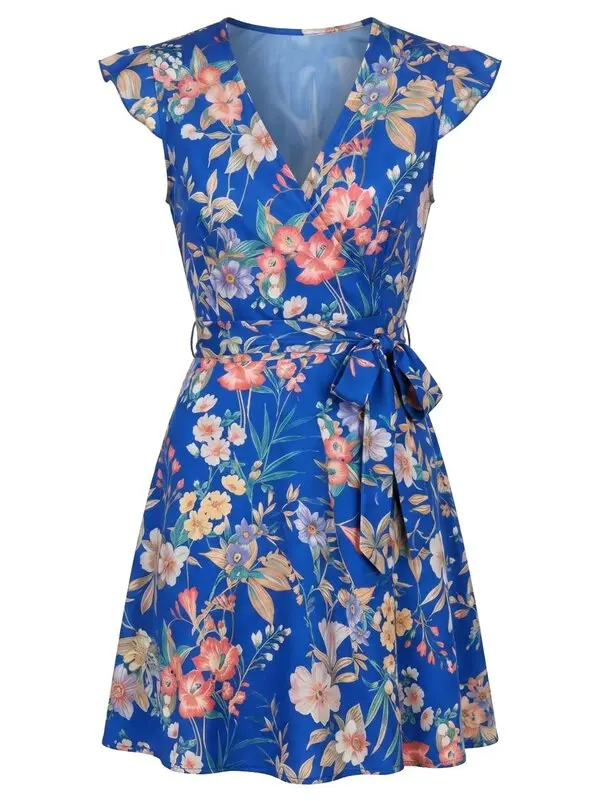 Yumi Kim Soho Mixer Silk Dress - Blue