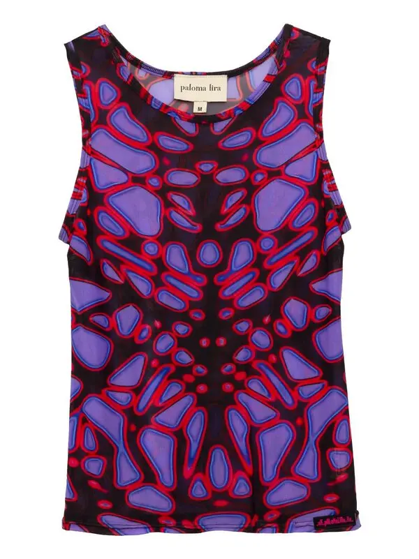 PALOMA LIRA Web Armor Tank Top - Red