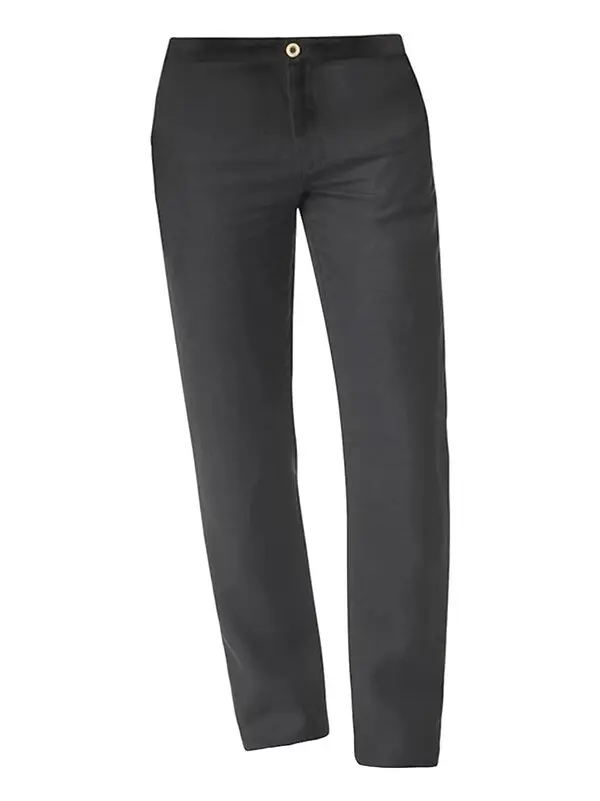 Haris Cotton Linen Trousers - Blue