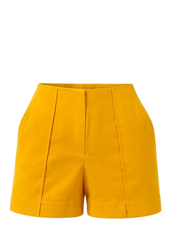 LUMINA ELIGMA Clean Cut Shorts Mustard - Yellow