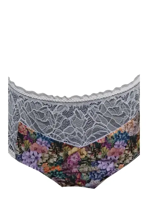 NOBLESSE OBLIGE Liberty Painted Travels Retro Brief - Blue