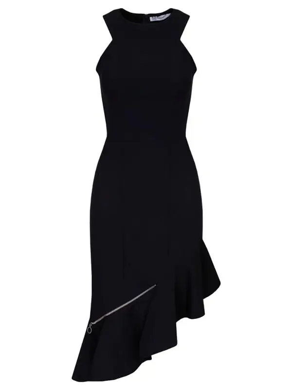 MIRIMALIST Pencil Midi Dress - Black